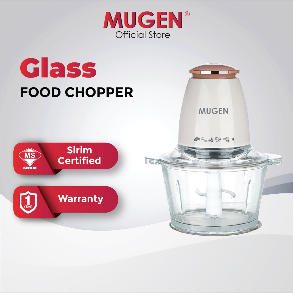 MUGEN Glass Food Chopper (1.8L) MMC-2018 | Shopee Malaysia