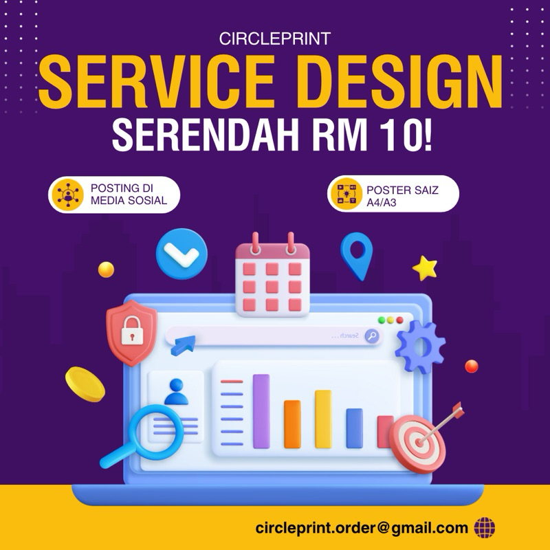 SERVICE DESIGN POSTER/POSTING MEDIA SOSIAL (PROGRAM/MARKETING/APA ...