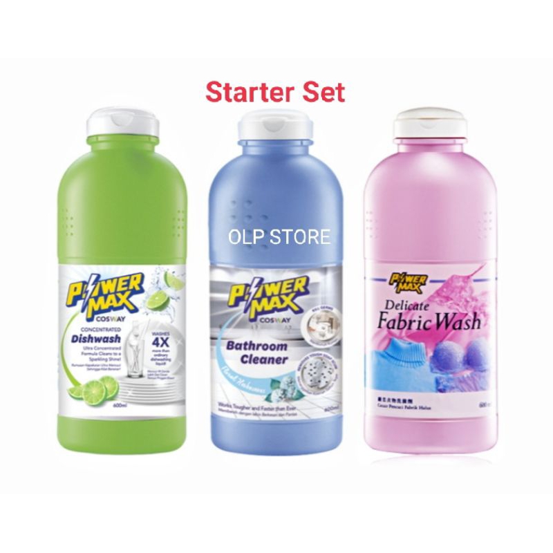 Cosway PowerMax Cleaner (Dishwash / Bathroom Cleaner / Delicate Fabric ...