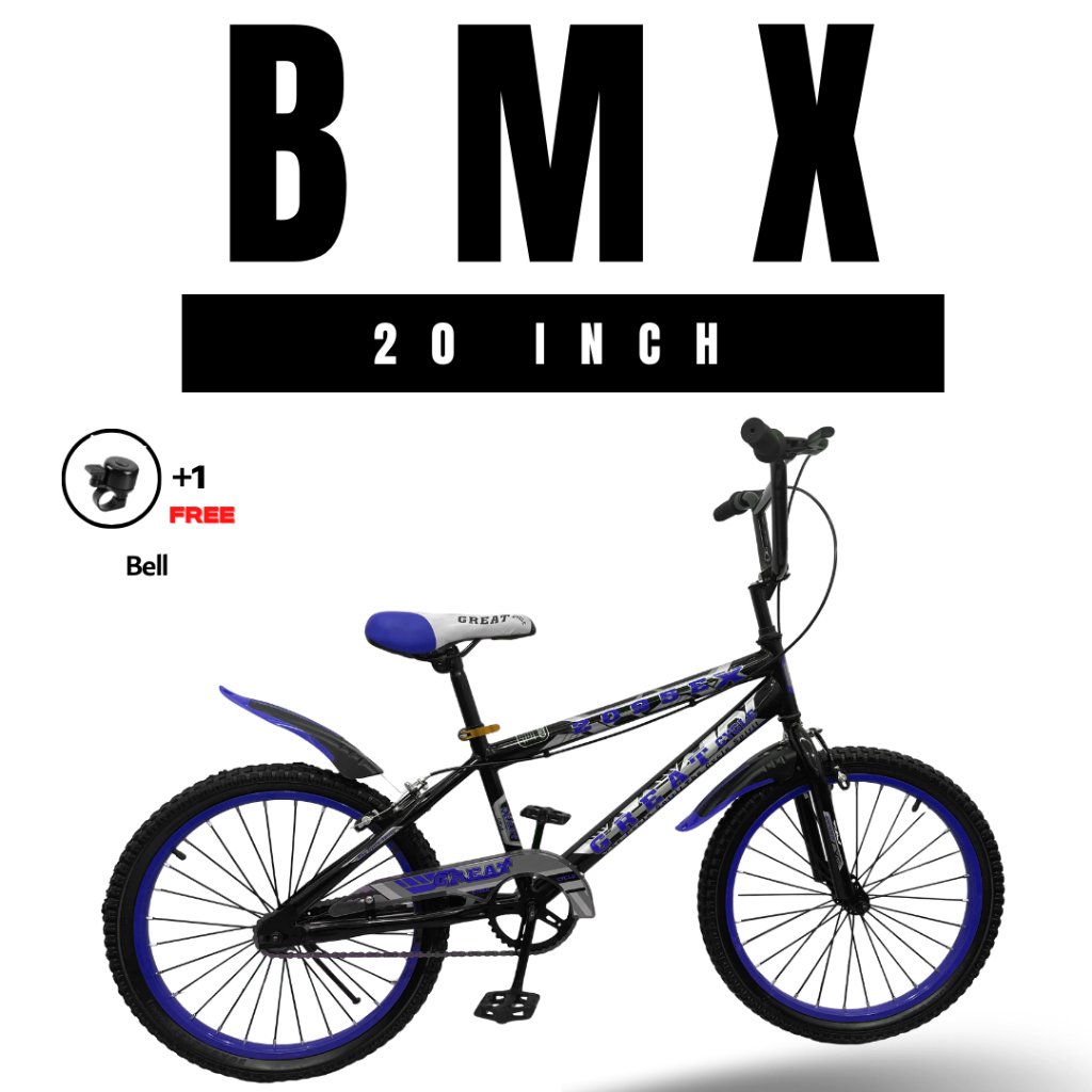 READY SIAP PASANG BASIKAL BMX 98% SIAP PASANG Basikal Saiz Untuk Umur 8 ...