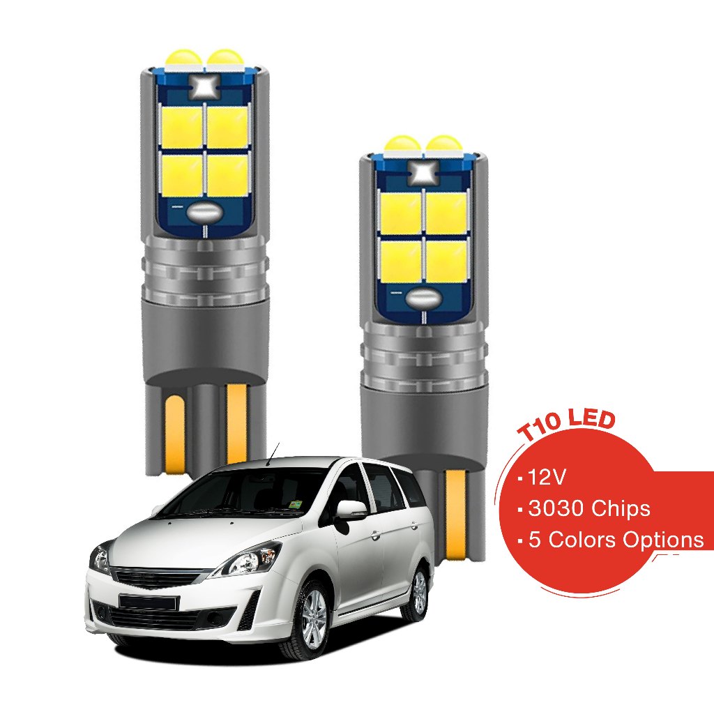 [PROTON] Satria/Ertiga/Exora/Gen2 10LED T10/W5W Bulb for Side Door ...