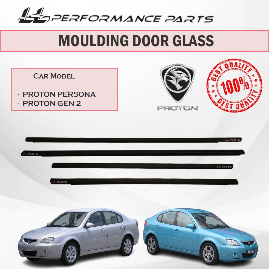 Original Proton Persona / Gen2 Gen 2 Door Moulding Lining Rubber Outer ...