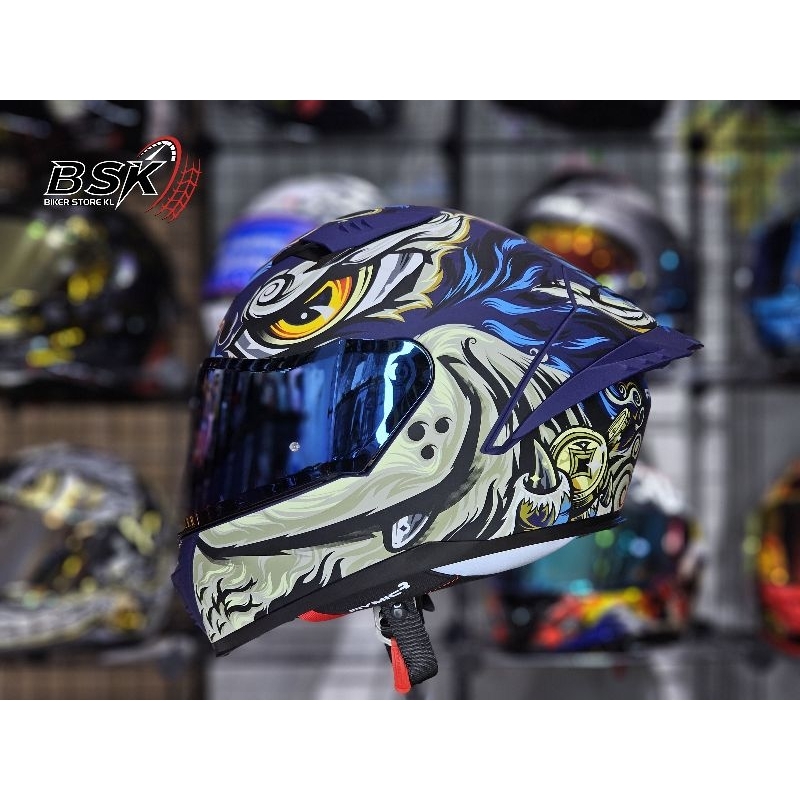 Original Rymic SR6 Dynasty Full Face Helmet | Shopee Malaysia
