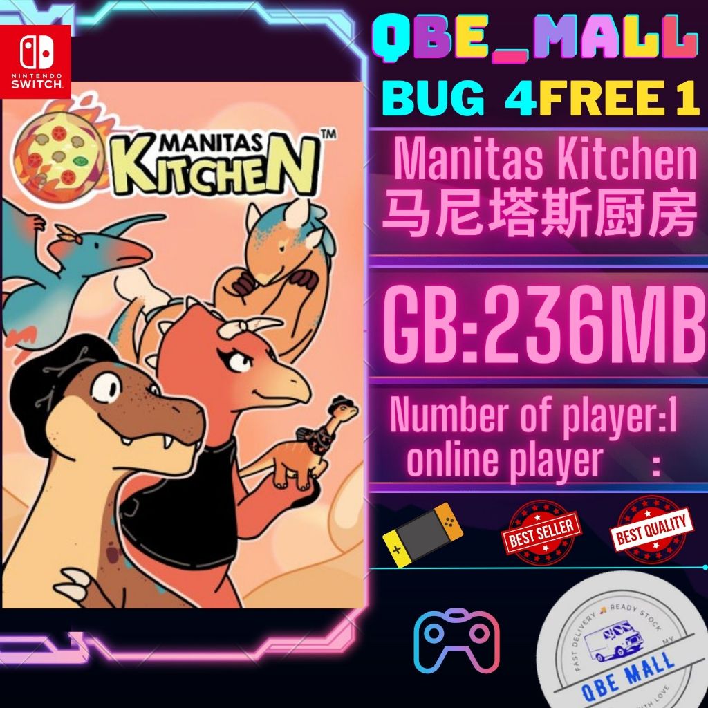 Manitas Kitchen 马尼塔斯厨房 馬尼塔廚房 (Nintendo switch)DigitalDownload | Shopee ...