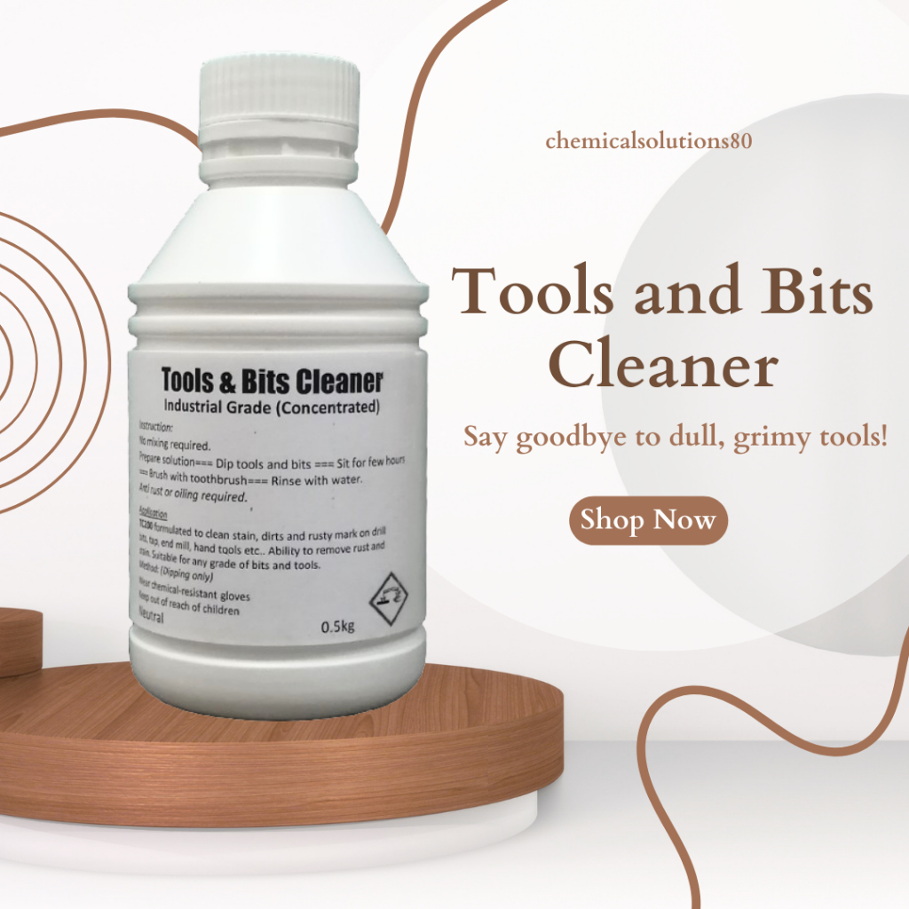 TOOLS AND BITS CLEANER 0.5KG CLEAN YOUR TOOL KITS | CHEMICAL SOLUTIONS ...
