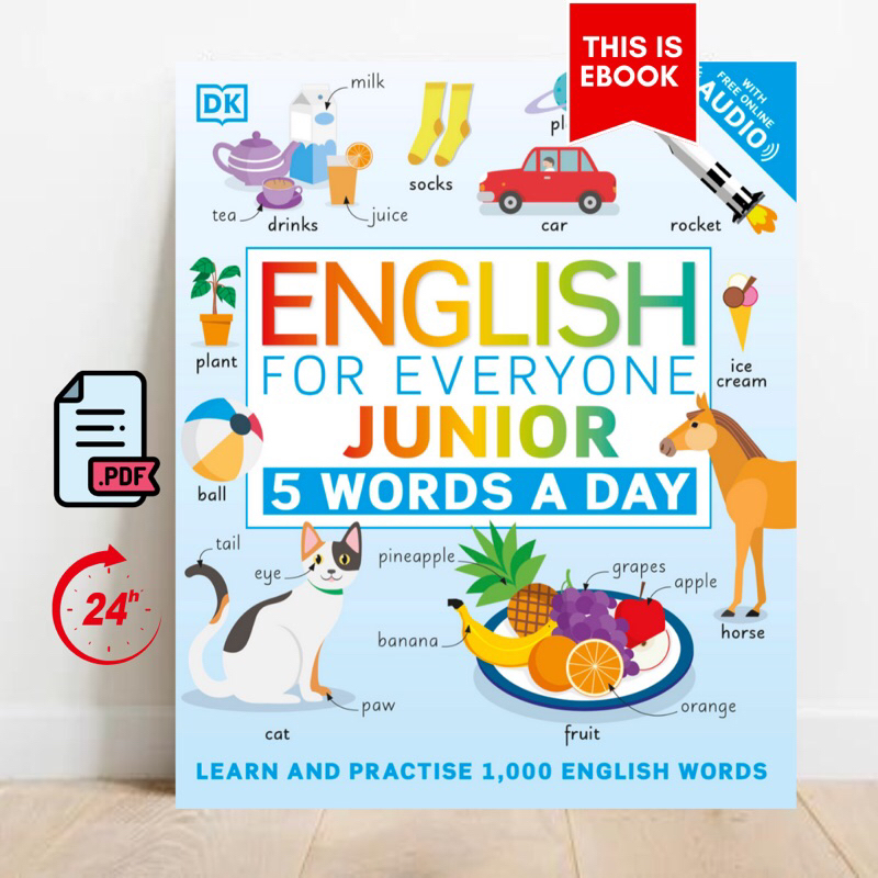 (📚PDF EBOOK) DK EBOOK English for Everyone Junior l 5 Words a Day ...