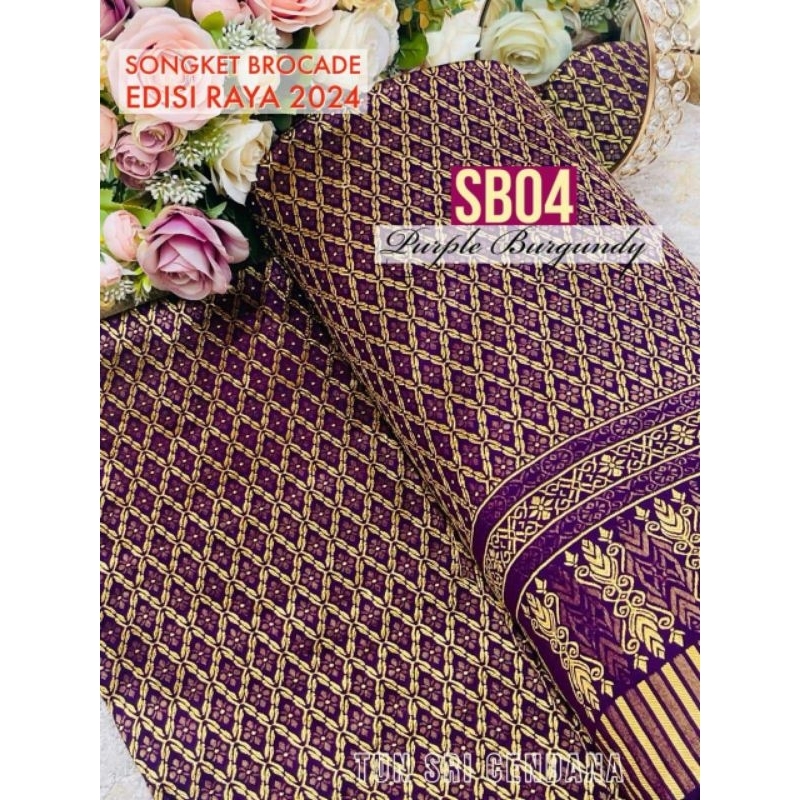 SONGKET TENUN BROCADE RAYA 2024 | Shopee Malaysia