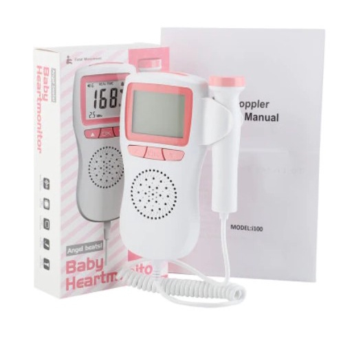 Fetal Doppler Detector Baby Heart Beat Handheld Ultrasound Machine ...