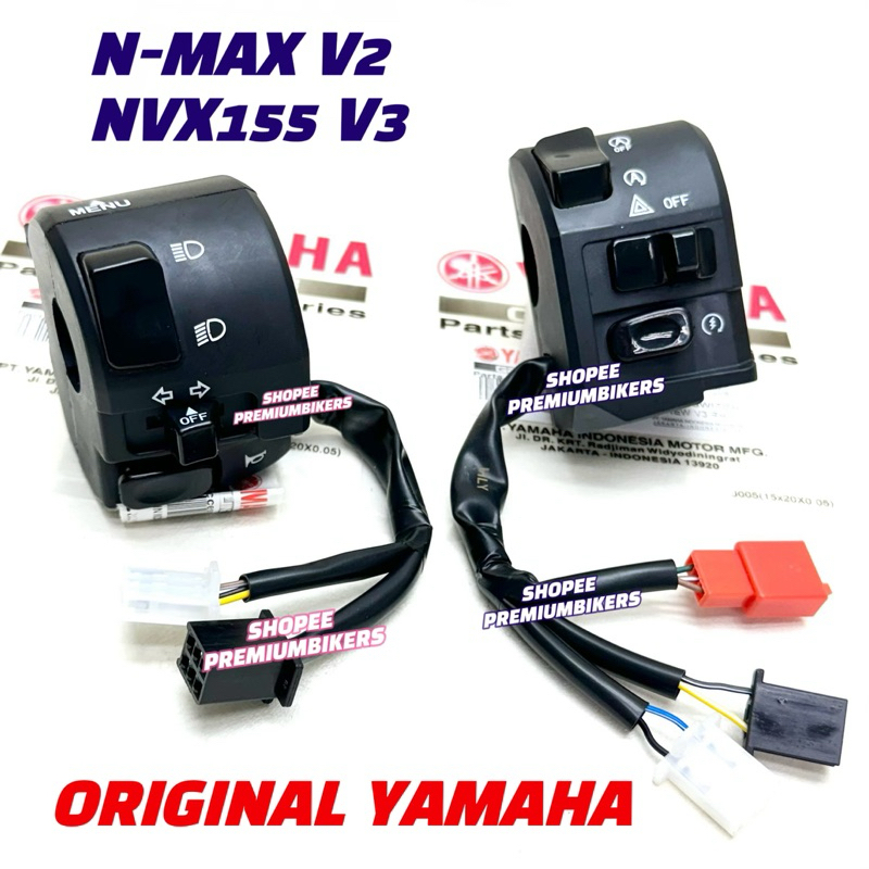 NVX-V3 HANDLE SWITCH NVX155 V3 NMAX V2 SUIS STARTER HORN SIGNAL DOUBLE ...