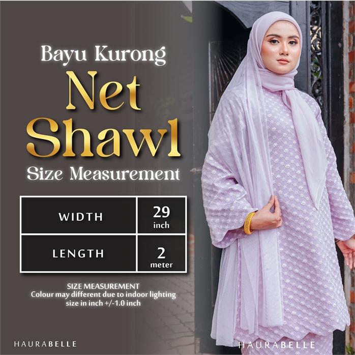 𝐍𝐄𝐓 𝐒𝐇𝐀𝐖𝐋 by Haurabelle | Shopee Malaysia