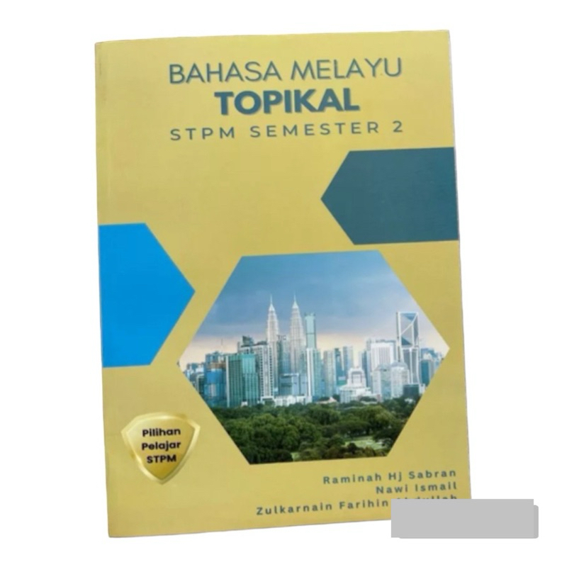 BAHASA MELAYU TOPIKAL STPM SEMESTER 2 | Shopee Malaysia