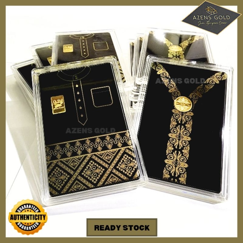 Nubex Aidilfitri 2024 - Baju Raya Theme 0.2g [999.9] Gold Bar/Coin [PG ...