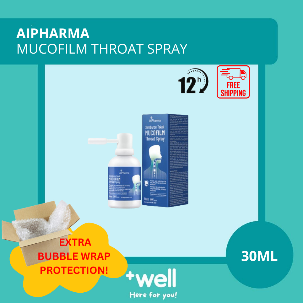 AIPHARMA MUCOFILM THROAT SPRAY 30ML | Shopee Malaysia