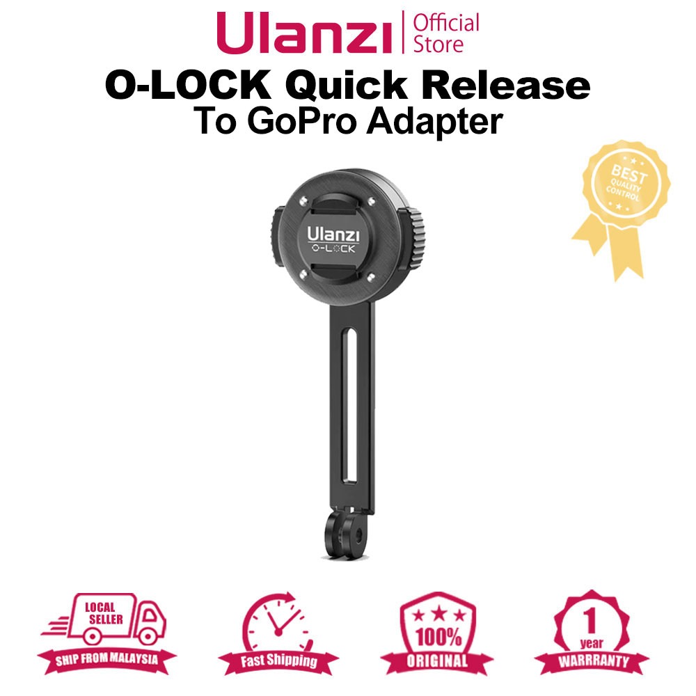Ulanzi O-lock Action Camera Port Connect 3085 to GoPro Tripod Phone Stand Magnetic Phone Holder ...
