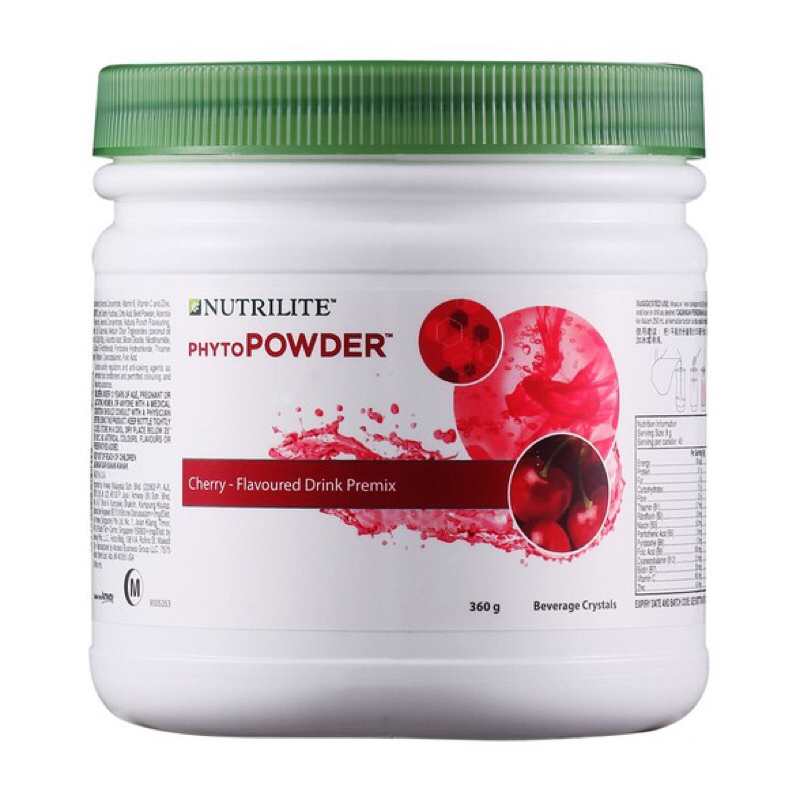 Amway Nutrilite PhytoPOWDER Phyto POWDER Cherry Flavoured Drink Premix ...