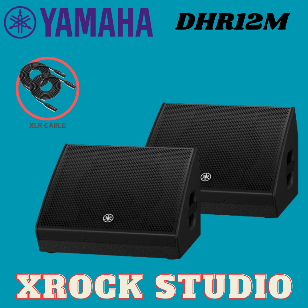 Yamaha DHR12M 1000-Watt 12" Powered Loudspeaker with FREE Mic Cable ...