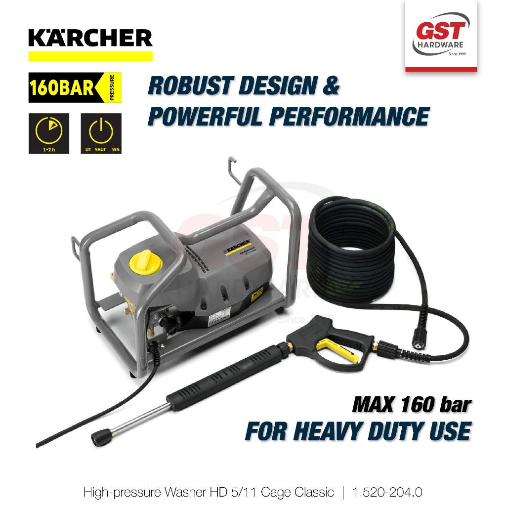 KARCHER Water Jet High Pressure Heavy Duty Water Jet Industrial Heavy Duty Water Jet High ...