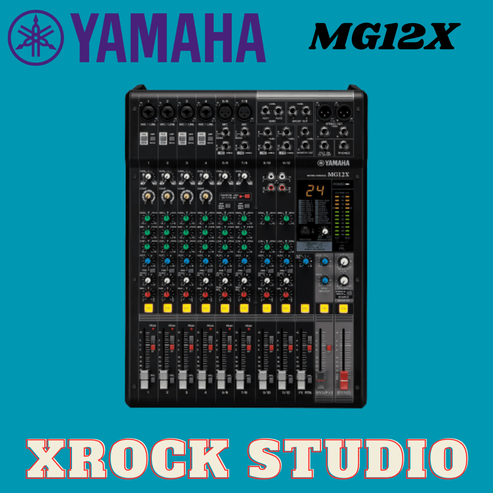 Yamaha MG12X 12-Channel Mixer Effects ( MG 12X ) | Shopee Malaysia
