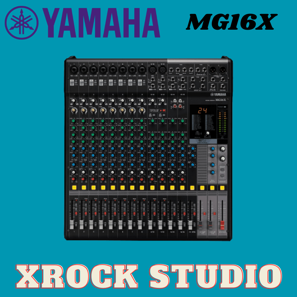 Yamaha MG16X 16-Channel Mixer With Effects ( MG 16X / MG16X ) | Shopee ...