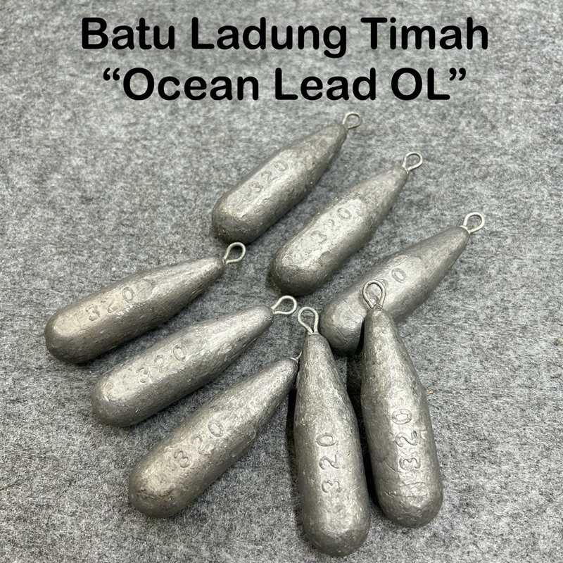 Batu Ladung Timah “OL” Ocean Lead(Batu Ladung Botol) | Shopee Malaysia