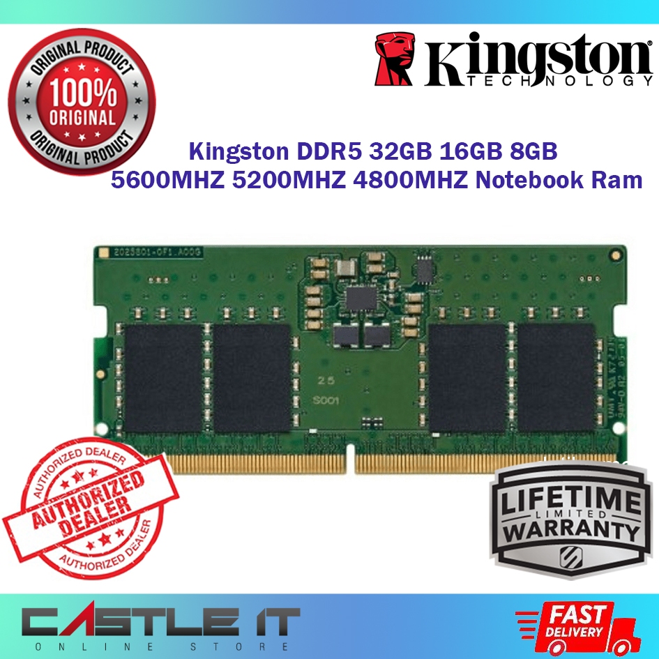 Kingston Value DDR5 Laptop Notebook RAM 5600MHz 6400MHz 8GB 16GB 32GB ...