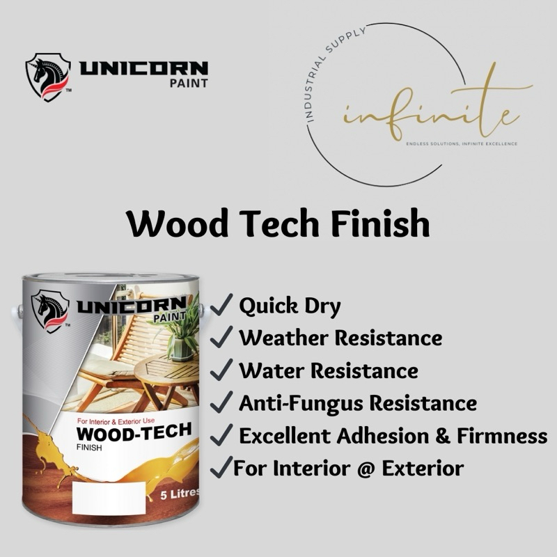 Unicorn Wood Tech - Gloss Wood Varnish for interior and exterior use ...