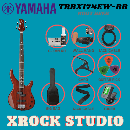 Yamaha Trbx174ew 4 String Electric Bass Guitar Trbx 174ew Trbx 174ew Shopee Malaysia