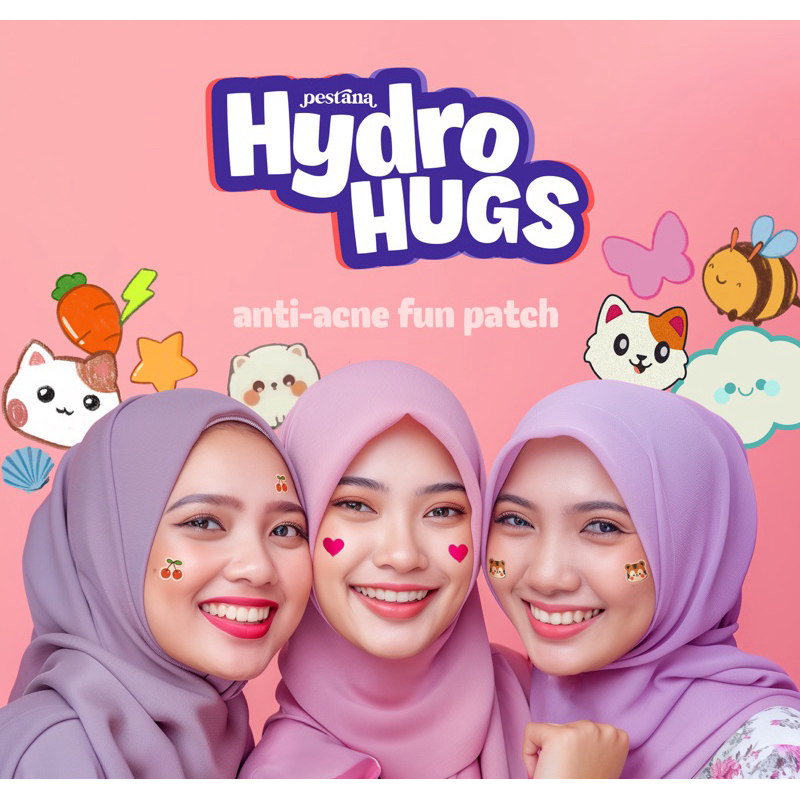 [Clearance Sale] Pestana Acne Fun Patch Hydro Hugs hydrocolloid patch ...