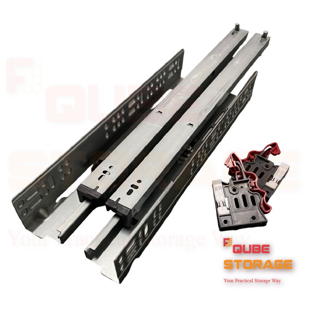 UM505 Undermount Full Extension Drawer Slide Heavy Duty Hidden Drawer ...
