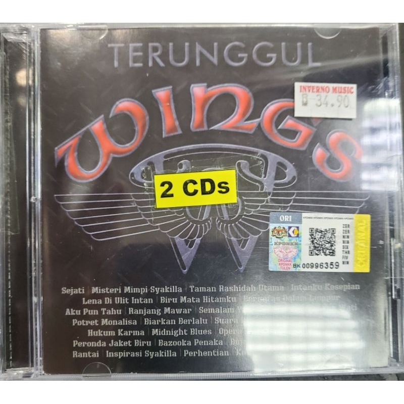 Wings - Terunggul (2CDs) | Shopee Malaysia