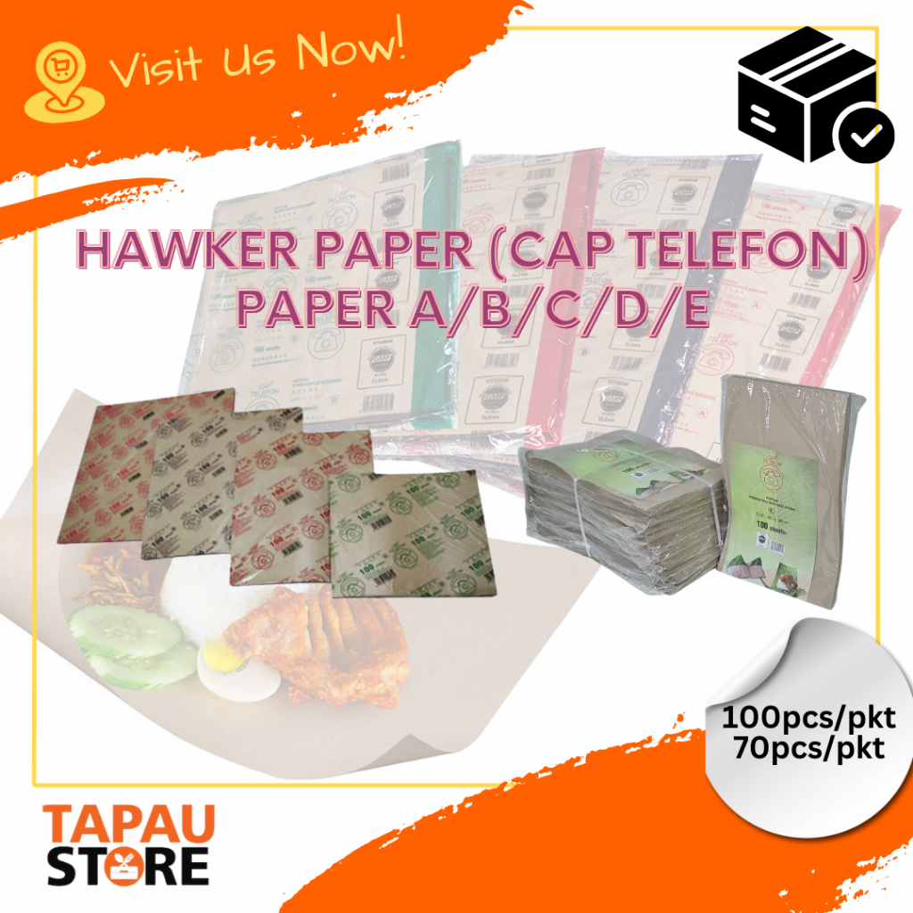 Hawker Paper (Cap Telefon) A/B/C/D/E | Shopee Malaysia