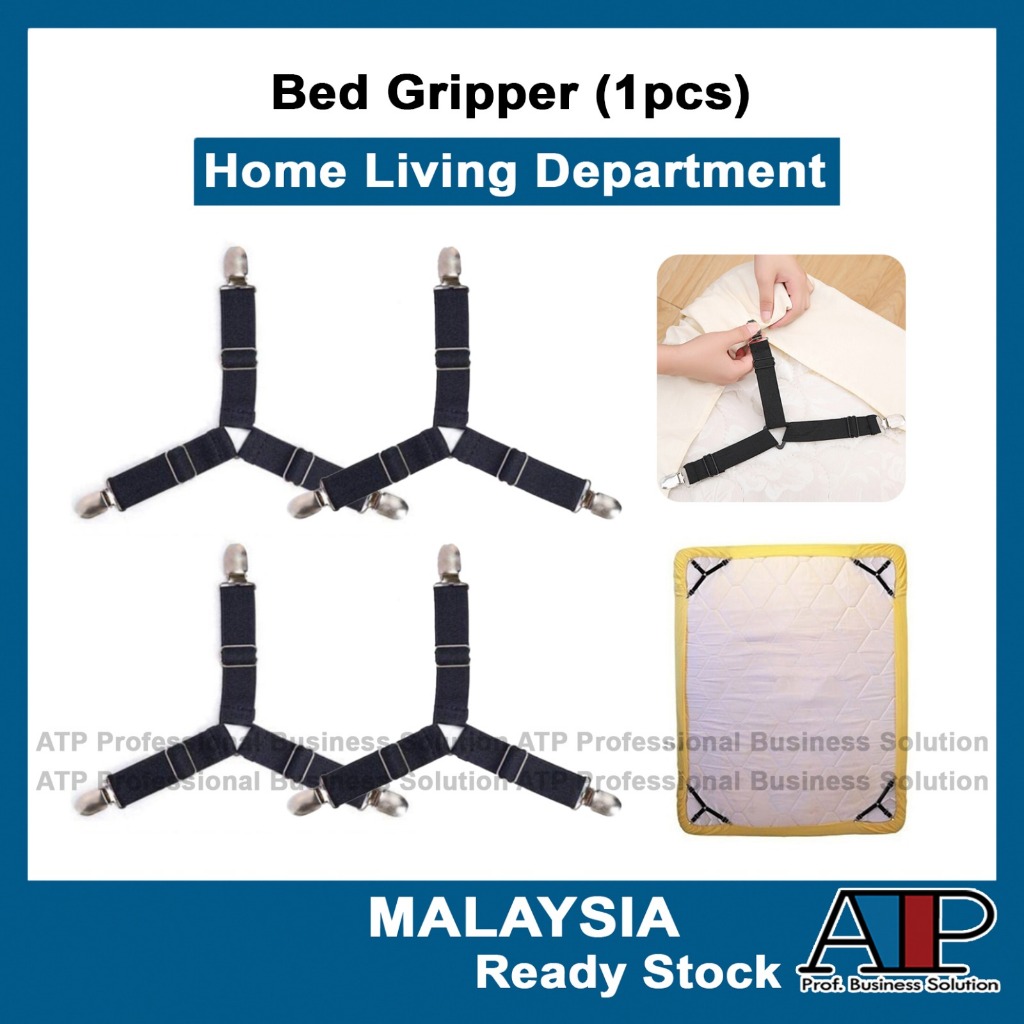 Bedroom💤Pengepit Cadar Bed Gripper (4pcs) Bed Sheet Mattress Blankets ...