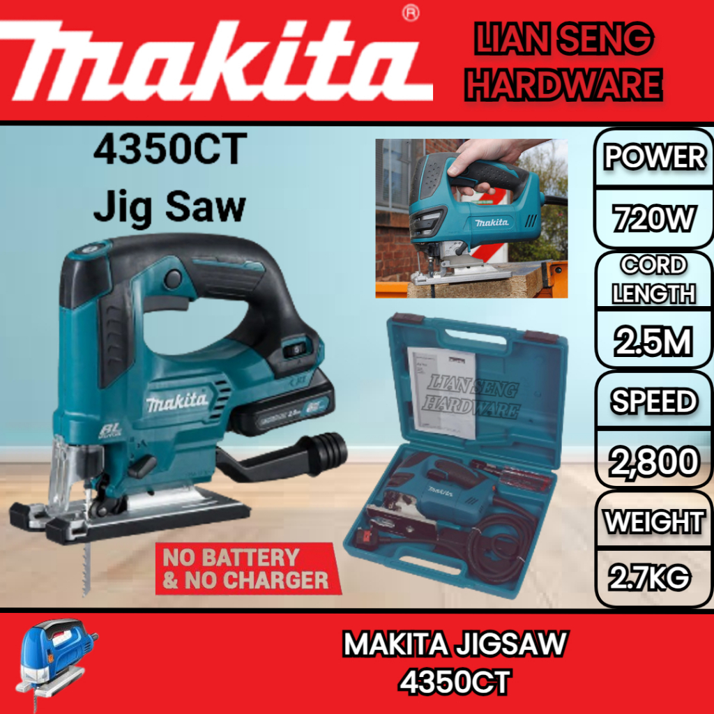 MAKITA JIG SAW 4350CT (720W) | Shopee Malaysia