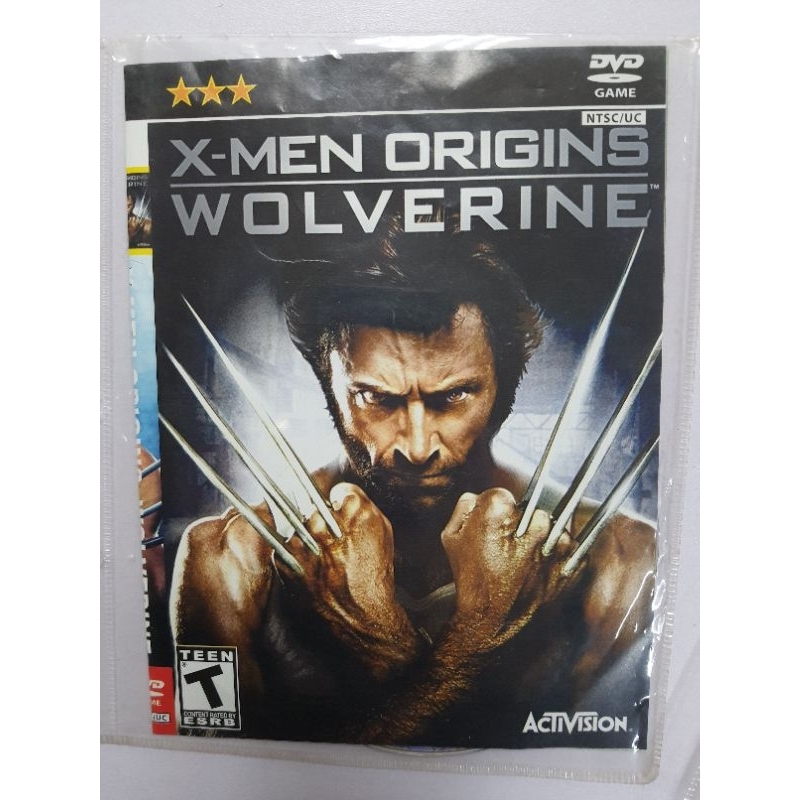 PS2 GAME X MEN ORIGINS WOLVERINE (GOLD DISC ) | Shopee Malaysia