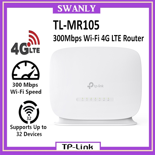 TP-Link TL-MR105 300Mbps Wi-Fi 4G LTE Router | Shopee Malaysia