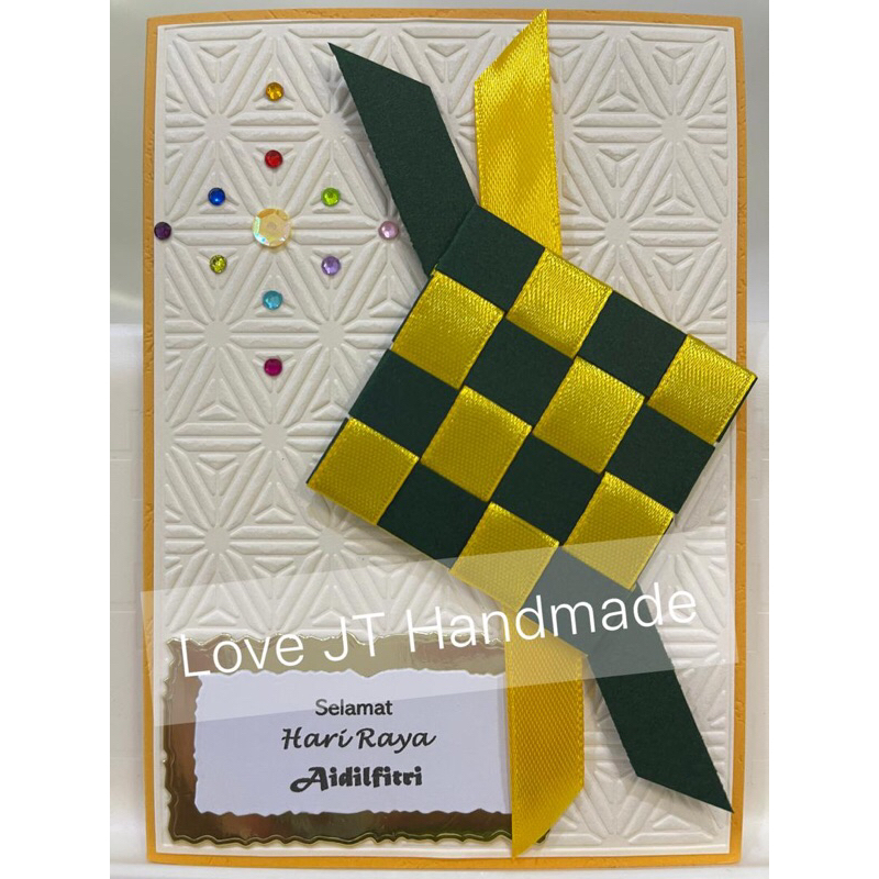 A6 Size Handmade Card Greeting Card Wishes Card Hari Raya Aidilfitri ...