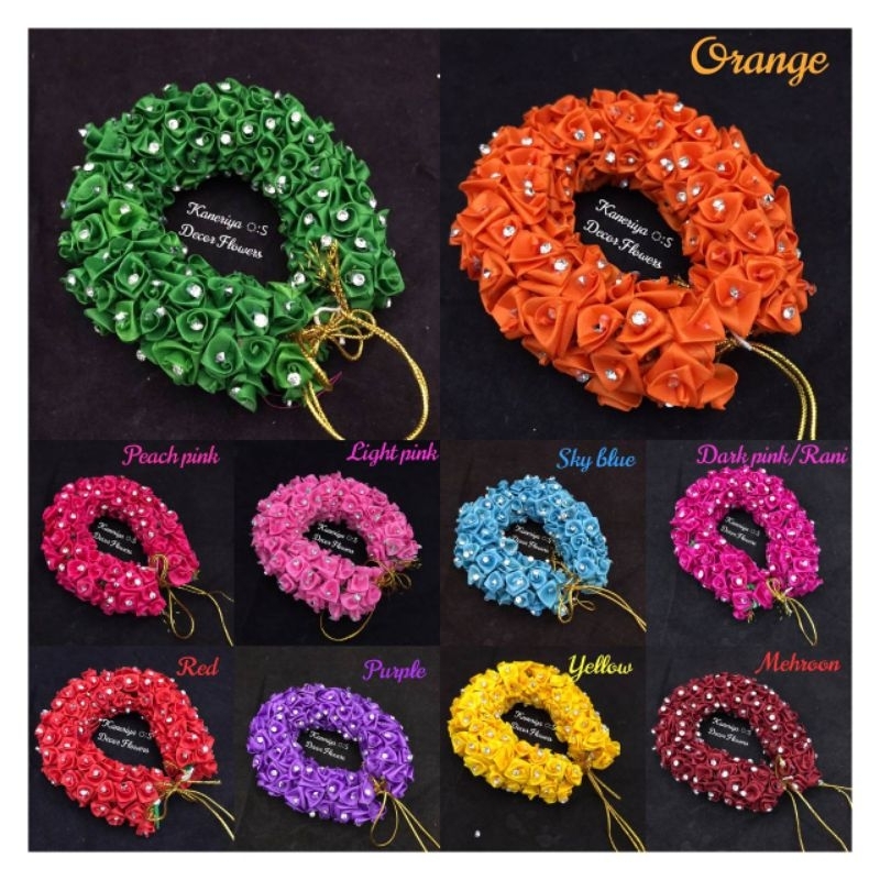 Stone Kondai Maalai Flower Crowns(Ready Stock) | Shopee Malaysia