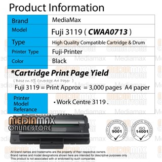 3119 WC3119 FujiXerox Fuji Xerox WorkCentre 3119 Work Centre 3119 ...