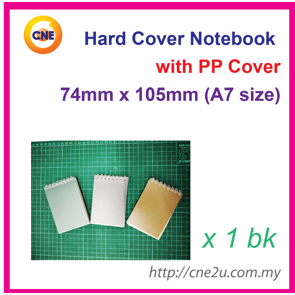 Mini notepad Small Pocket Notebook / Wire O A7 Note book with hard ...