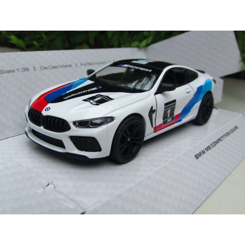 Kinsmart (12cm) BMW M8 Competition Coupe Rally # 1 BMW Motorsport ...