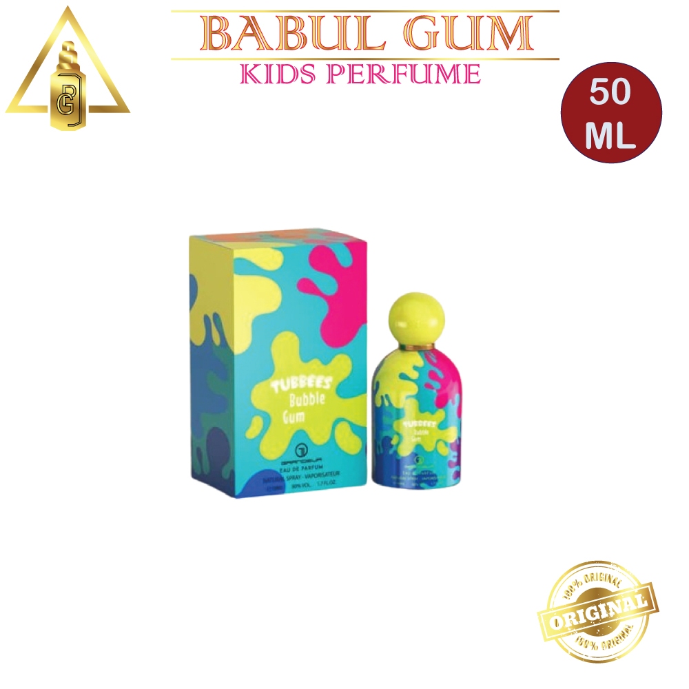 TUBBEES BUBBLE GUM 50ML BY GRANDEUR KIDS PERFUME SPRAY 100% ORIGINAL ...