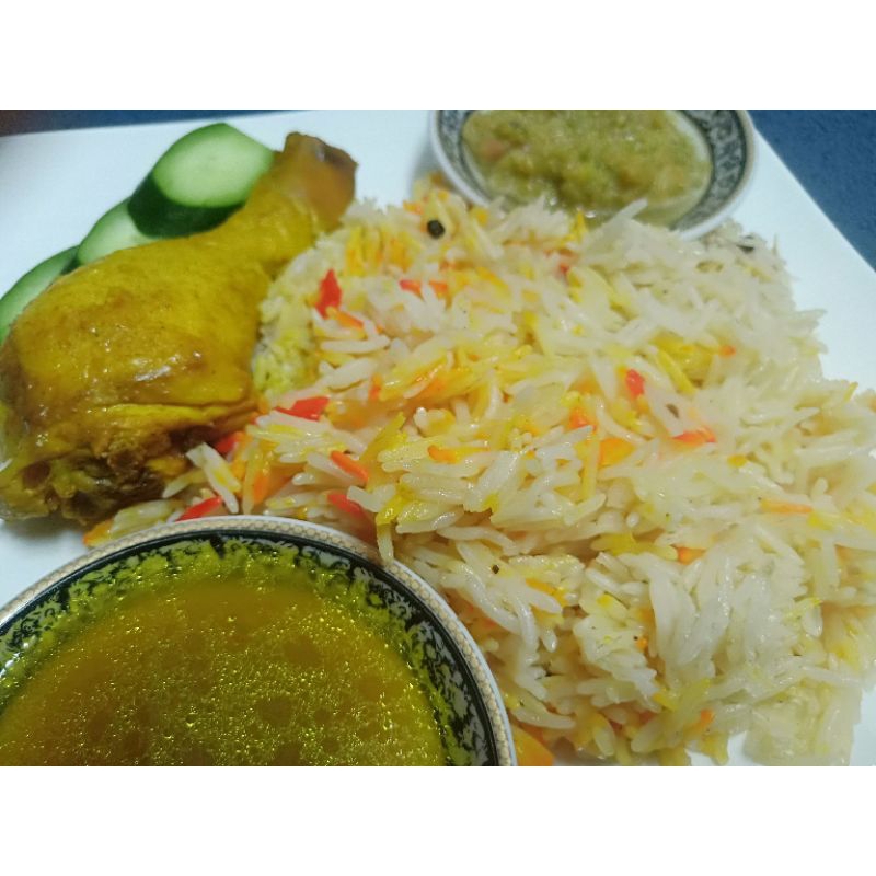 Nasi Arab Akjam Set Mudah Masak Nasi Arab Akjam/PERCUMA Rempah Mendhi ...