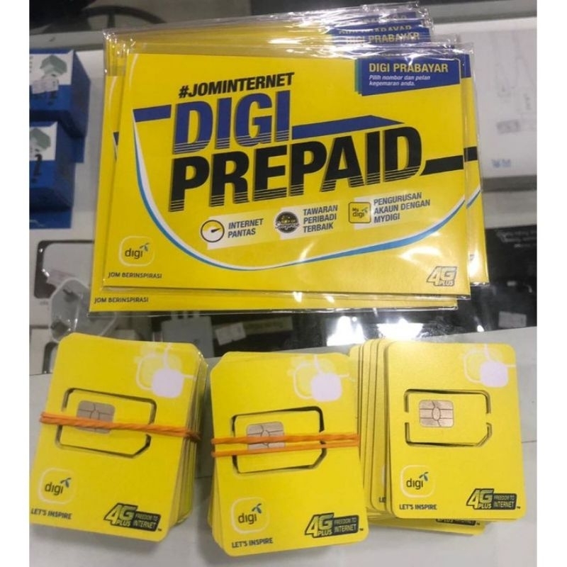 Digi Prepaid Sim Kad All Apps Can Use Sim Card | Shopee Malaysia