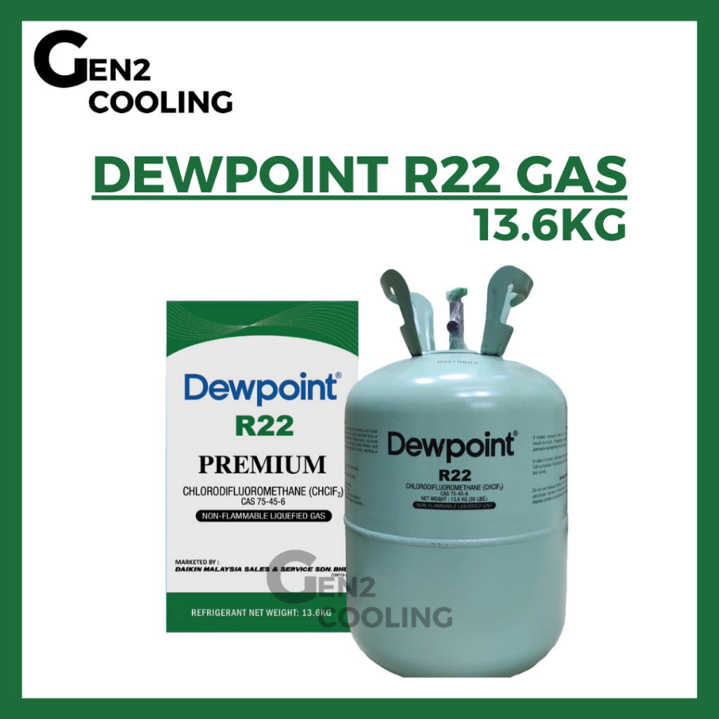 DEWPOINT R22 REFRIGERANT GAS 13.6KG (SABAH & LABUAN ONLY) | Shopee Malaysia
