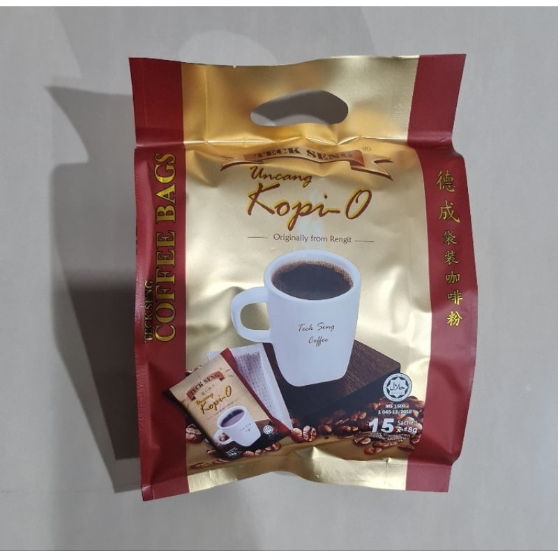 Teck Seng Rengit Coffee Convenient原厂直送龙引德成白咖啡 Kopi O《HALAL》 | Shopee ...