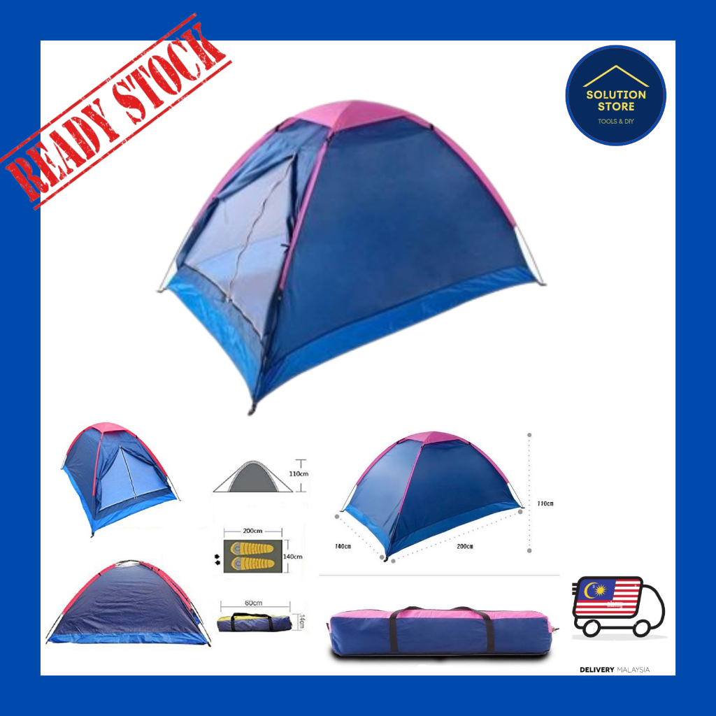 Khemah Camping mountain double picnic single layer couple travel double ...