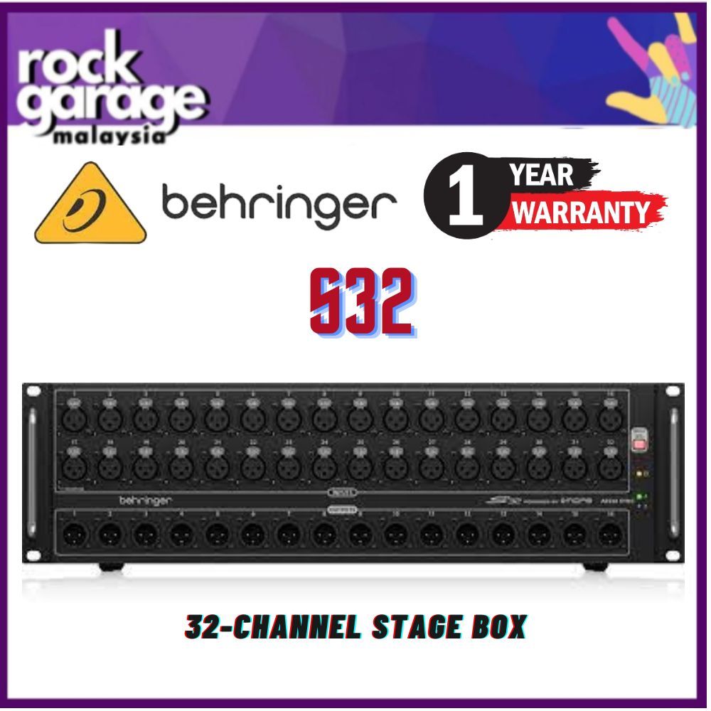 Behringer S32 32-Channel Stage Box ( S-32 / S 32 ) | Shopee Malaysia