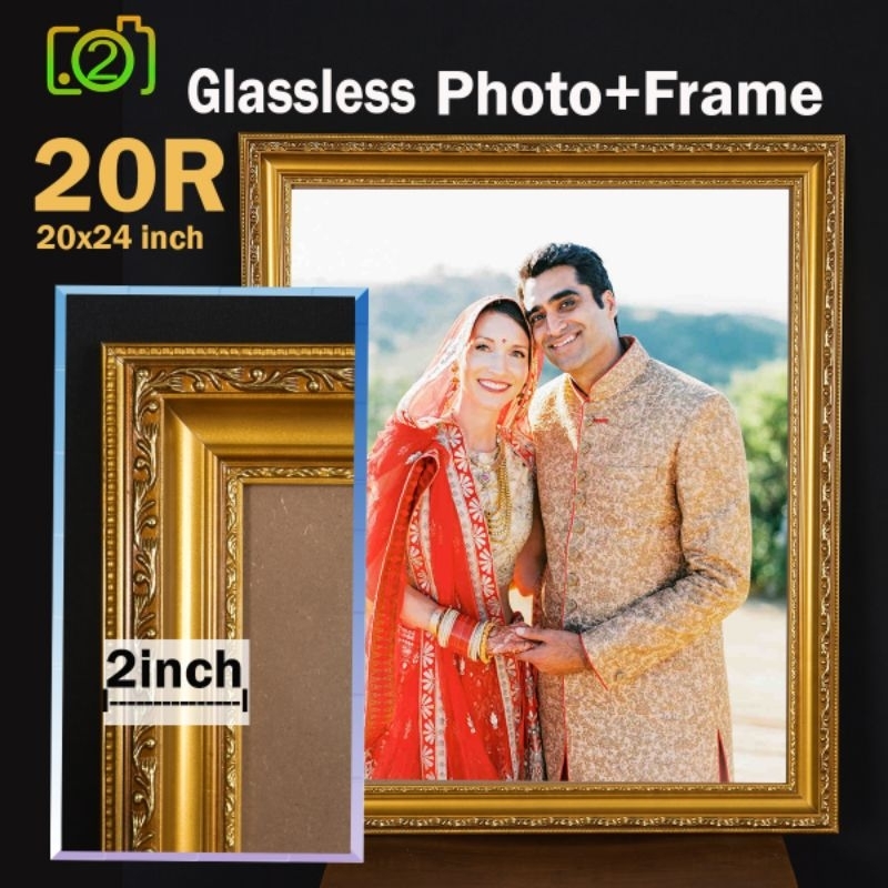 Photo + frame #Size A3 to A2#12R to 20R#Gambar Dan Bingkai#Glassless | Shopee Malaysia