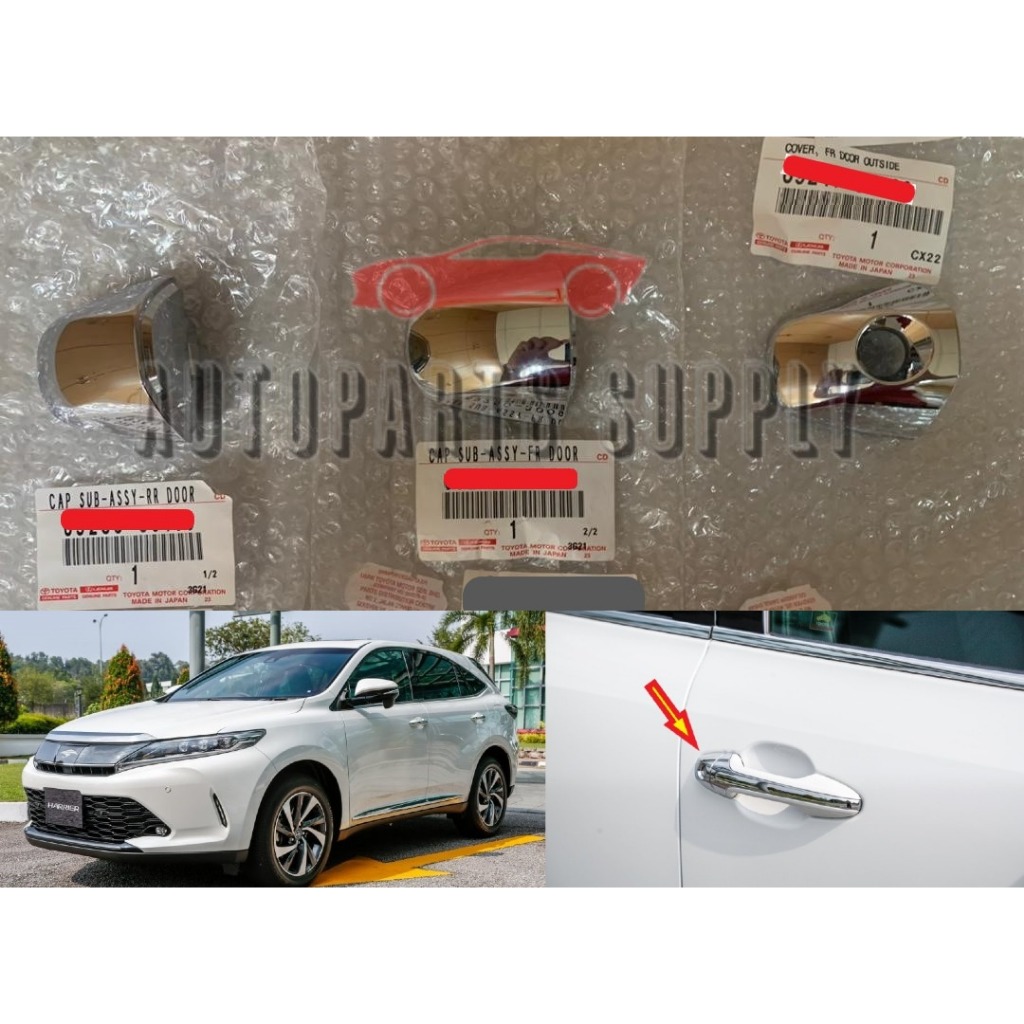 ORIGINAL TOYOTA HARRIER XU60 2014 - 2020 ZSU60 DOOR HANDLE SIDE COVER ...