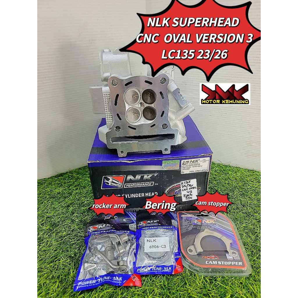 NLK SUPERHEAD CNC PORT 23/26 LC Y15 FZ VERSION 3 - NORMAL COOLANT HOLE ...